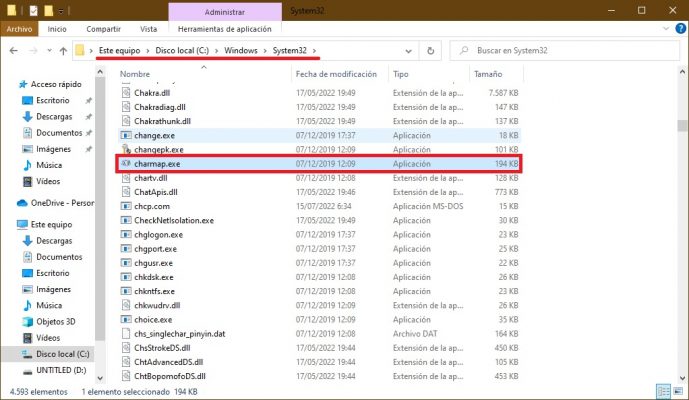 Cómo abrir y utilizar el Mapa de caracteres de Windows (charmap.exe ...