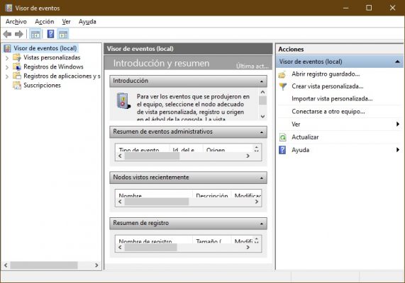 Cómo abrir el «Visor de eventos» (registro de eventos) en Windows 10 ...