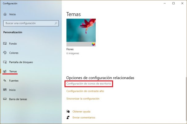 Iconos estándares del escritorio en Windows 10 - WinNotas