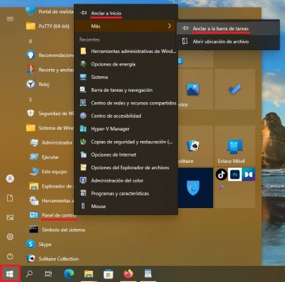 Cómo abrir el clásico Panel de control en Windows 10 - WinNotas