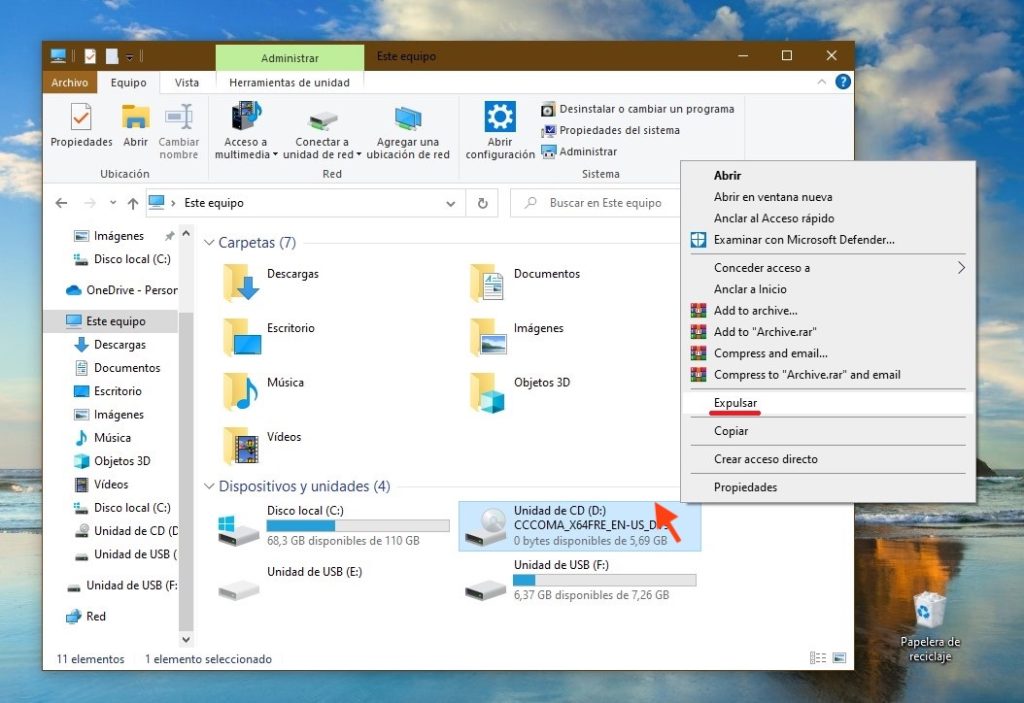 Como crear en Símbolo del sistema una memoria USB para instalar Windows ...