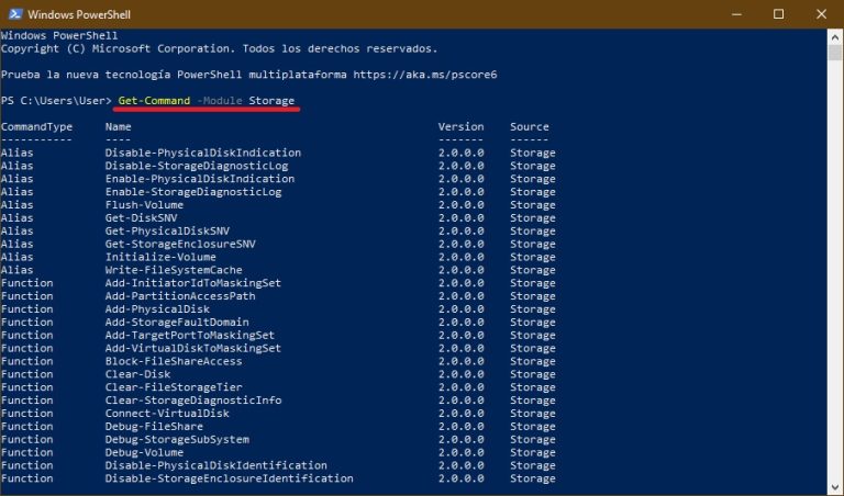 Cómo obtener información sobre los discos usando Windows PowerShell ...