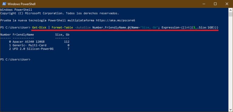 Cómo obtener información sobre los discos usando Windows PowerShell ...