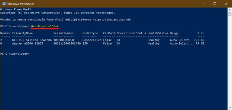 Cómo obtener información sobre los discos usando Windows PowerShell ...