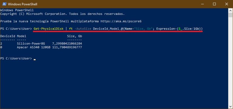 Cómo obtener información sobre los discos usando Windows PowerShell ...