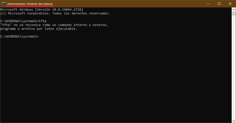 Cómo activar el Cliente TFTP en Windows 10 - WinNotas