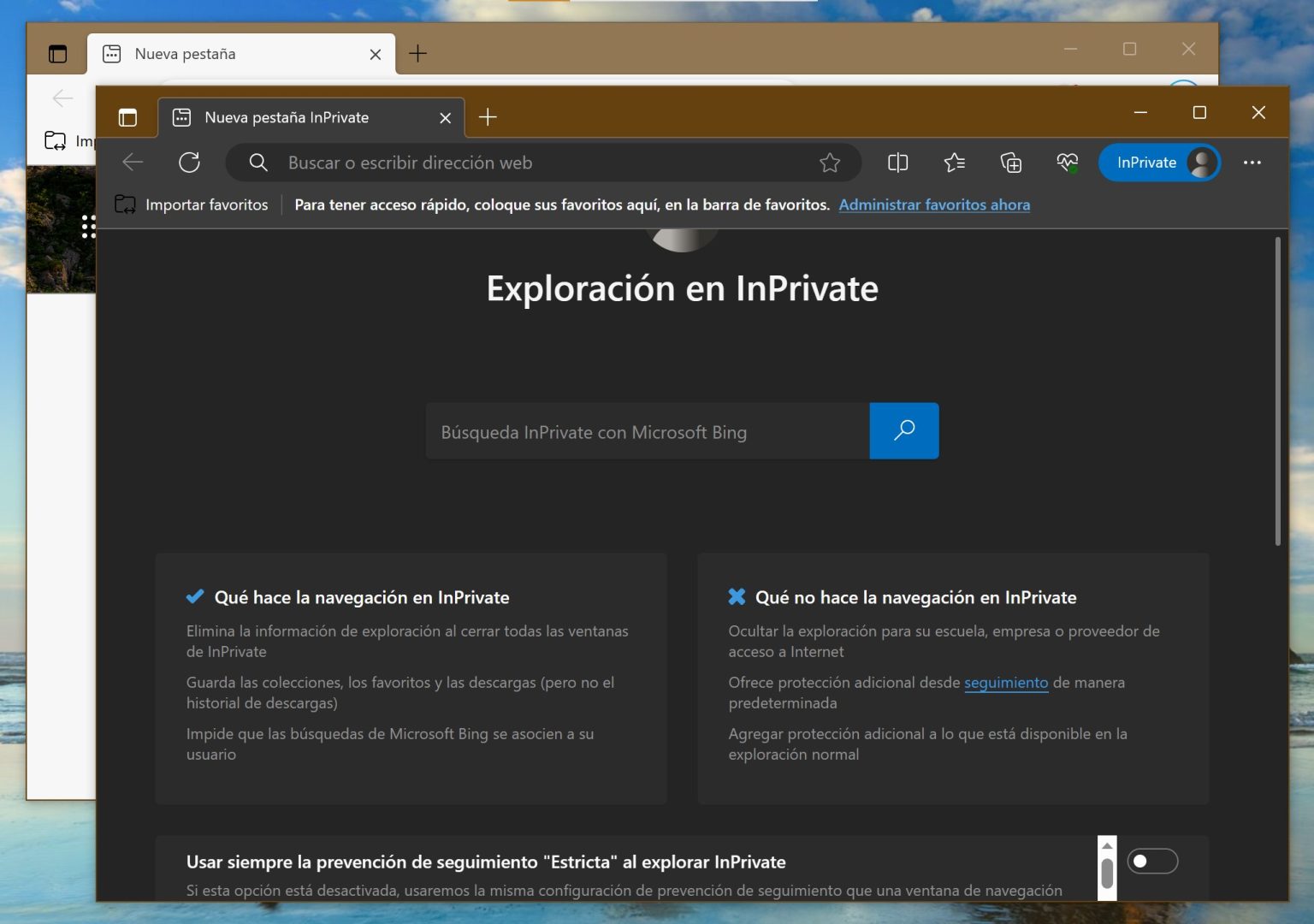 Cómo iniciar el navegador Microsoft Edge en modo privado (InPrivate ...