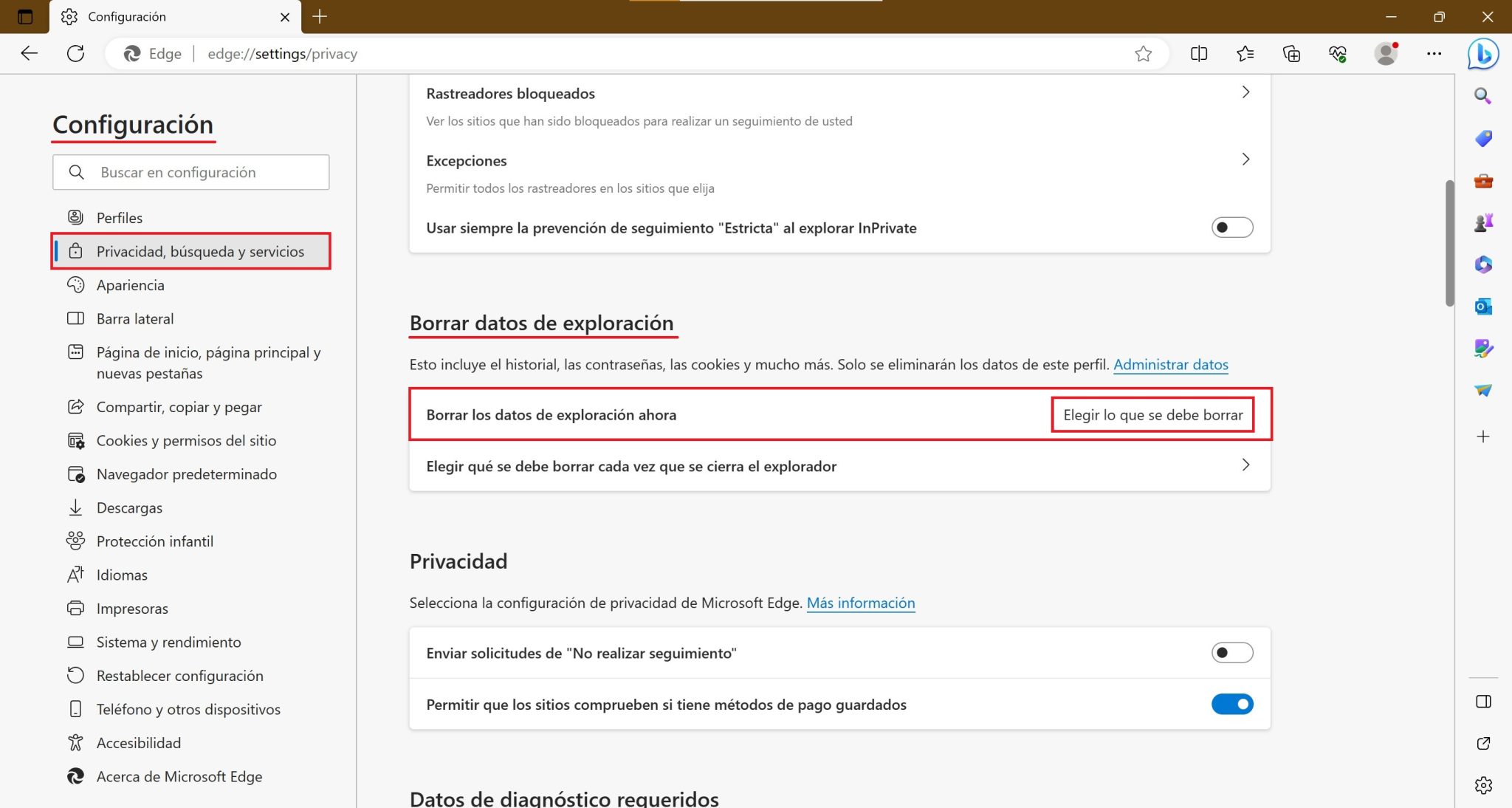 Cómo borrar/limpiar la caché del navegador Microsoft Edge - WinNotas