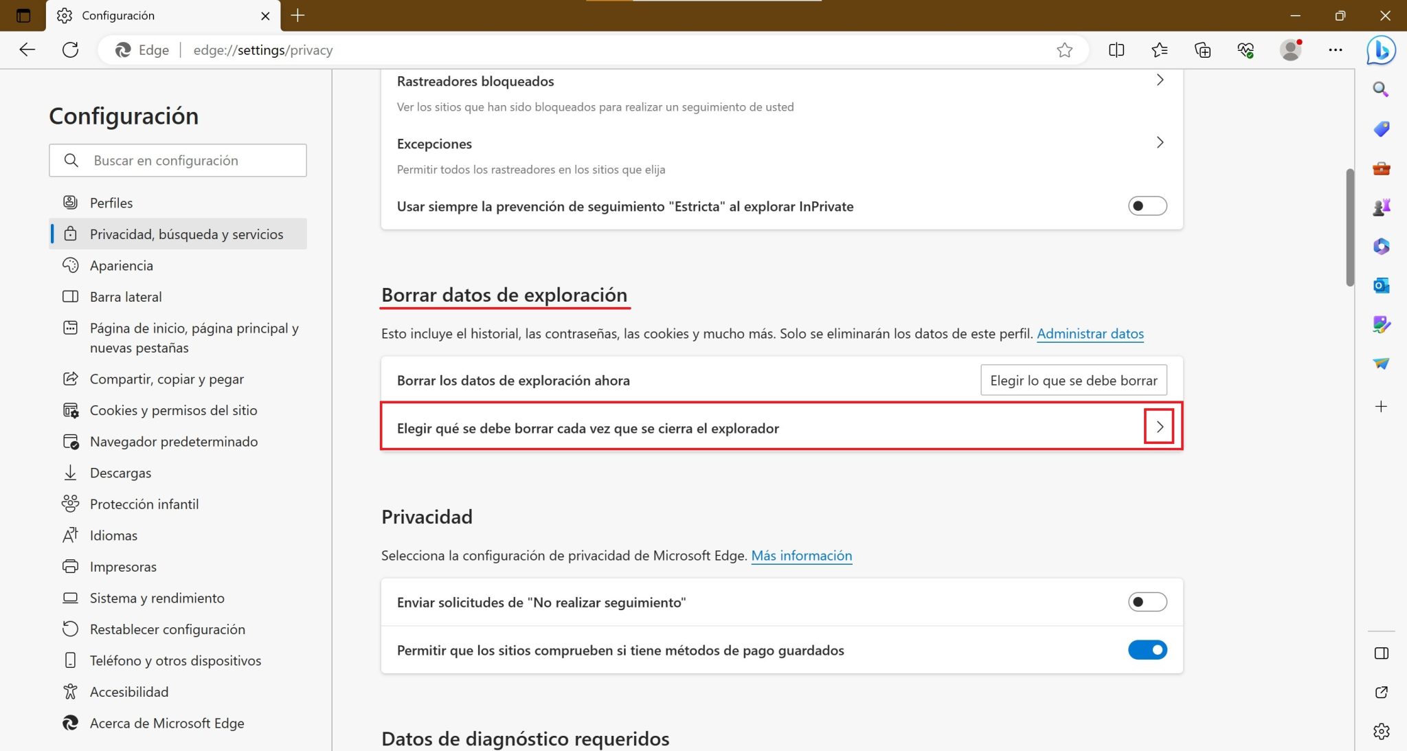 Cómo borrar/limpiar la caché del navegador Microsoft Edge - WinNotas