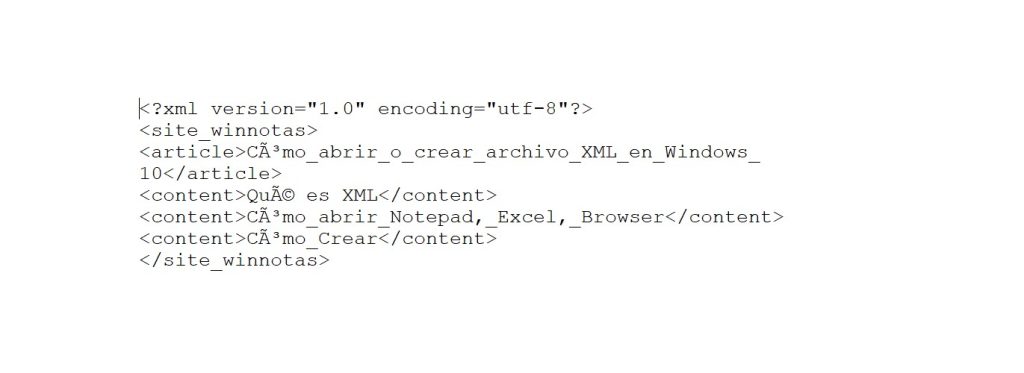 Cómo Abrir O Crear Un Fichero Xml En Windows 10 Winnotas