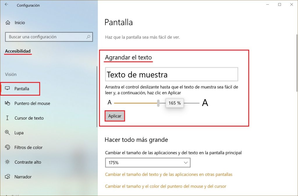Cómo cambiar el tamaño del texto para los títulos de las ventanas y ...