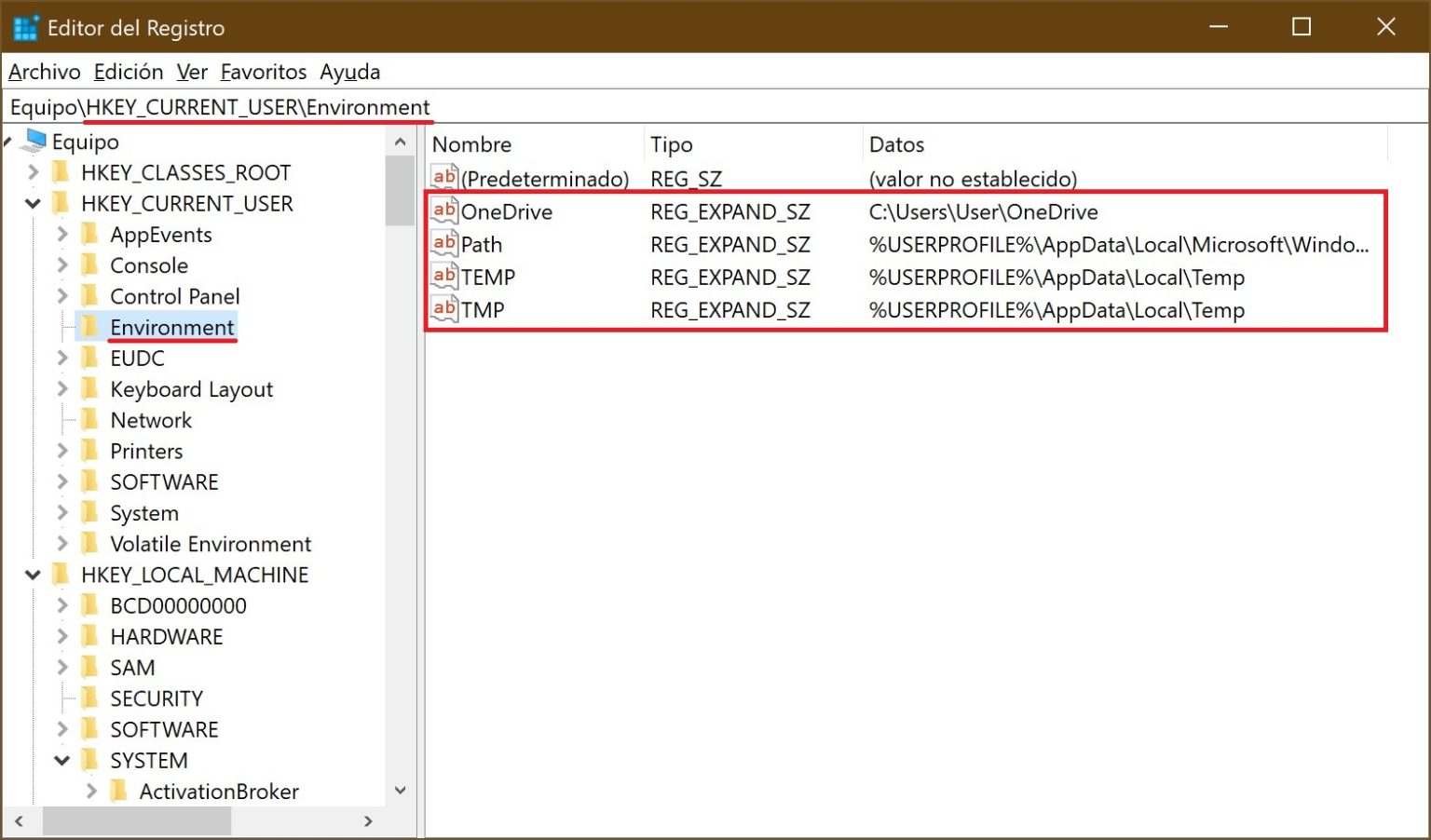 Variables de entorno en Windows - WinNotas