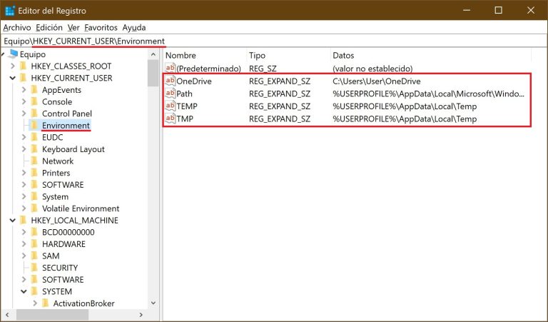 Variables de entorno en Windows - WinNotas
