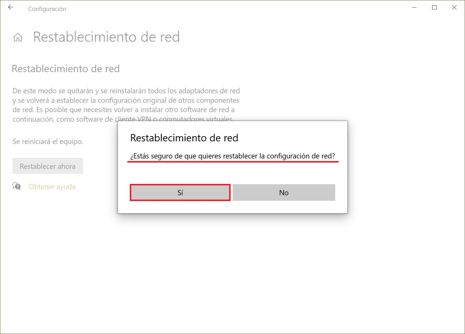 Cómo restablecer las configuraciones de red en Windows 10 - WinNotas