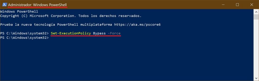 Windows PowerShell. La ejecución de scripts está deshabilitada en este ...