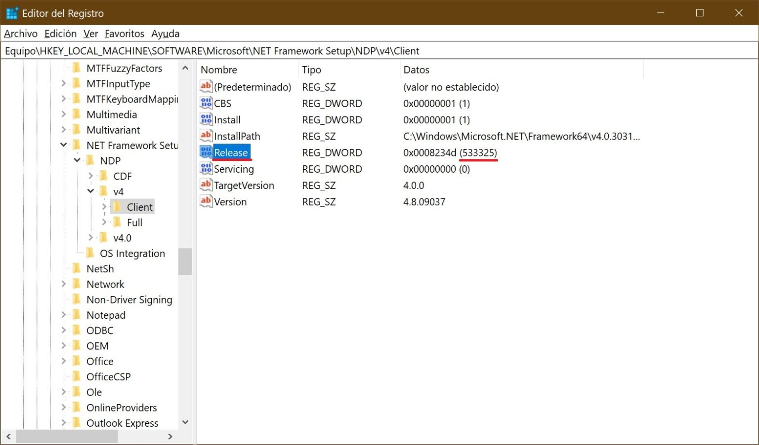 Cómo averiguar las versiones de .NET Framework que tienes instaladas - WinNotas