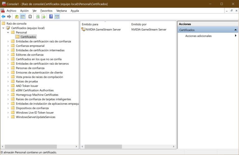 Dónde se guardan los certificados en Windows 10 - WinNotas