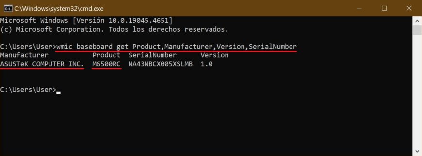Cómo saber el modelo de placa base usando herramientas de Windows ...