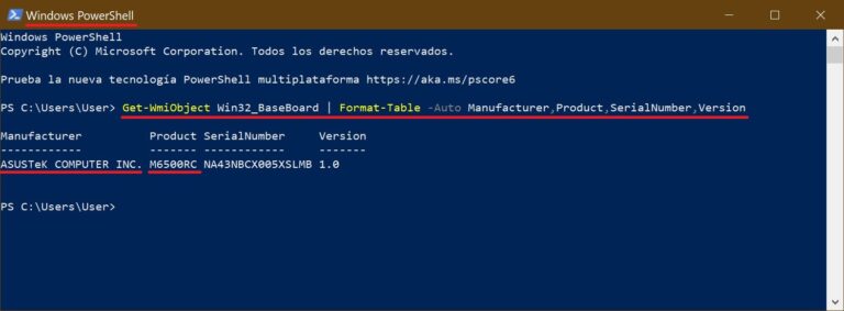 Cómo saber el modelo de placa base usando herramientas de Windows ...