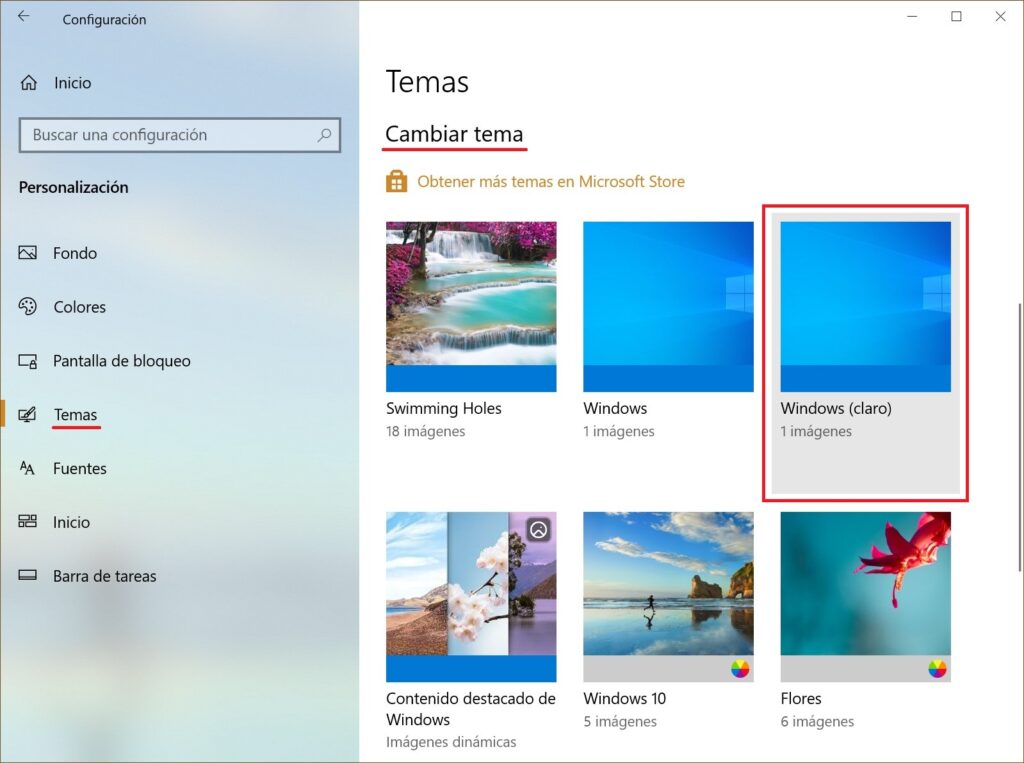 Cómo activar el tema claro en Windows 10 - WinNotas