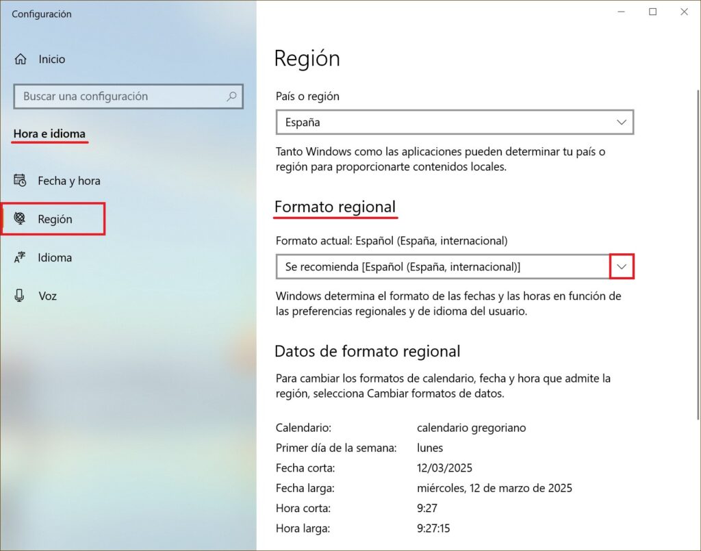 Cómo cambiar el formato de fecha y hora en Windows 11 y 10 - WinNotas
