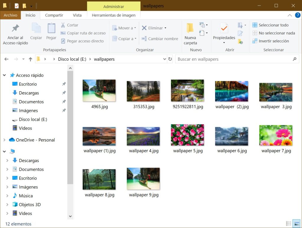 Cómo desactiva/activar la vista en miniatura en el Explorador de ...